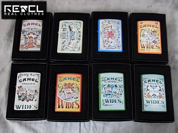 ZIPPO CAMEL WIDES RJR社員限定販売品/8点セット(たばこメーカー)｜売買されたオークション情報、yahooの商品情報を ...