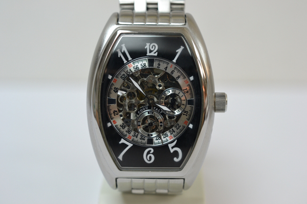 COGU ITALY 自動巻 ジャンク扱 時計 裏スケ 表スケ(クロノグラフ)｜売買されたオークション情報、yahooの商品情報をアーカイブ ...