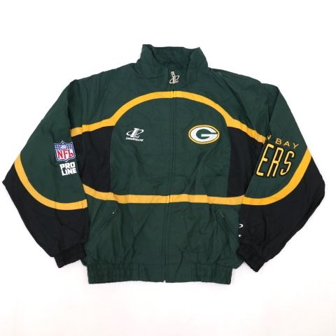 LOGO ATHLETICS NFL パッカーズ ナイロンジャケット M C4319(ジャージ)｜売買されたオークション情報、yahooの商品情報をアーカイブ公開 - オークファン ...