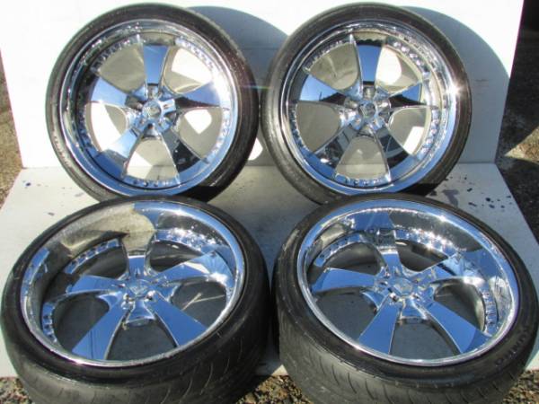 深リム WORK LS105 245/35R20 9.5J ハリアー.フーガ JUNK(ラジアルタイヤ)｜売買されたオークション情報 ...