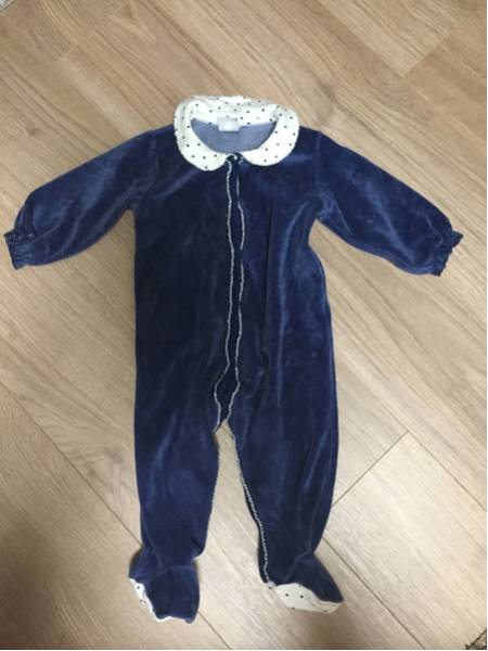 PETIT BATERU プチバトー 6m 67㎝ ベロアカバーオール(女の子用)｜売買されたオークション情報、yahooの商品情報を ...
