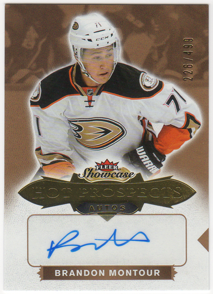 Brandon Montour NHL 2016-17 UD Fleer Showcase Hockey Rookie Hot ...