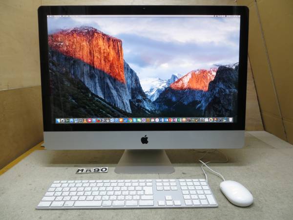 iMac A1312 Mid2011 27型 高速 i7- 3.4GHz / 16GB / 2000GB ダブル Mac OS X ...