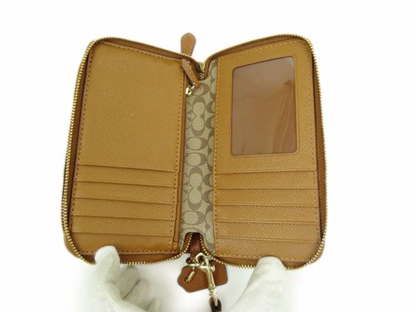 コーチ 二つ折り財布 レザー 革 ブラウン 53141 ジップ 1円(女性用財布)｜売買されたオークション情報、yahooの商品情報を ...