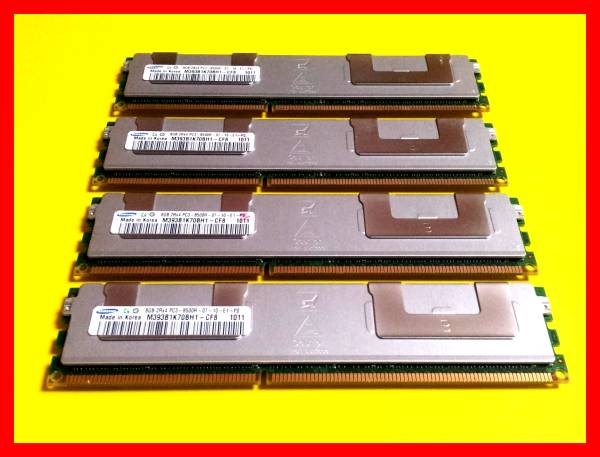 超目玉 Mac Pro MB535J/A MB871J/A MC560J/A MC561J/A 計 32GB 8GB x 4枚 PC3 ...