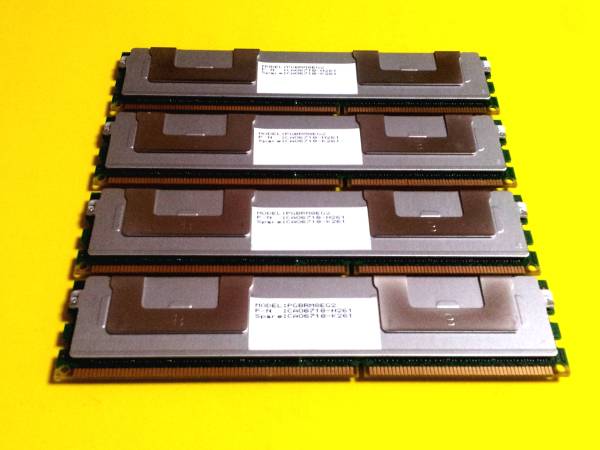 超目玉 Mac Pro MB535J/A MB871J/A MC560J/A MC561J/A 計 32GB 8GB x 4枚 PC3 ...