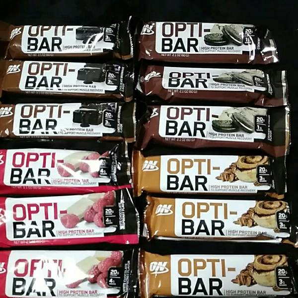 Optimum nutrition プロテインバー opti-bar プロテイン20g 4種類12本セット 国内翌日発送 オプチマム 筋トレ ...