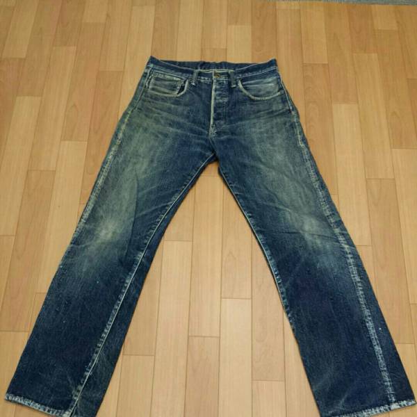 フェローズ PHERROW'S ストーミーブルー STORMY BLUE 421 デニム 31色落ち 激色落ち リペア有り(ジーンズ)｜売買されたオークション情報、yahooの商品情報を ...