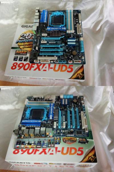 GIGABYTE GA-890FXA-UD5 Rev.3.1 SocketAM3+ ATX マザーボード(GIGA-BYTE)｜売買された ...