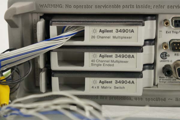 JUNK Agilent 34970A DATA ACQUISITION/SWITCH UNIT 34901A 34904A 34908A ...