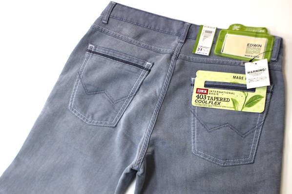 EDWIN エドウイン 403 COOL FLEX メンズ 日本製 ジーンズ デニム パンツ 薄青 FC403C-104-31 一 四 1円スタート 特価 SALE 本物(W31)｜売買された ...