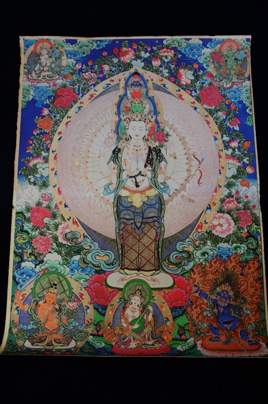 中国美術 チベット仏像 チベットタンカ 曼茶羅 仏画 仏教美術 管理番号S 507(東洋彫刻)｜売買されたオークション情報、yahooの商品情報をアーカイブ公開 - オークファン（aucfan ...