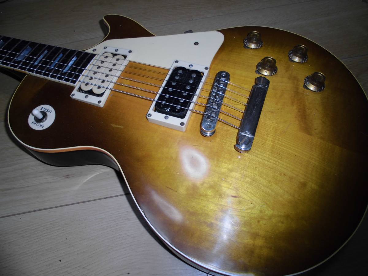 1977年製 Greco EG-900 Les Paul DiMarzio PAF 極薄オールラッカーエイジドリフィニッシュ Burst リフ ...