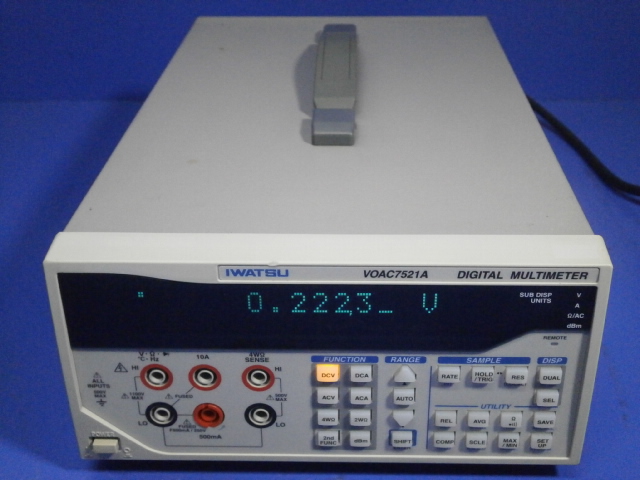 IWATSU VOAC7521A DIGITAL MULTIMETER(アマチュア無線)｜売買されたオークション情報、yahooの商品情報を ...
