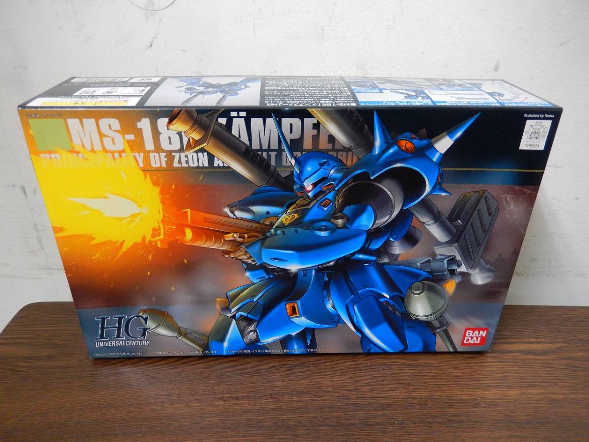 B-0109 HG MS-18E KAMPFER 1/144 ＆ HG HYAKU-SIKI+ MEGA BAZOOKA LAUNCHER 1 ...
