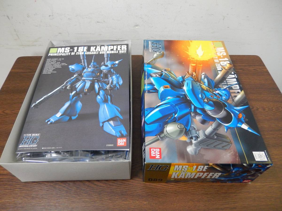 B-0109 HG MS-18E KAMPFER 1/144 ＆ HG HYAKU-SIKI+ MEGA BAZOOKA LAUNCHER 1 ...