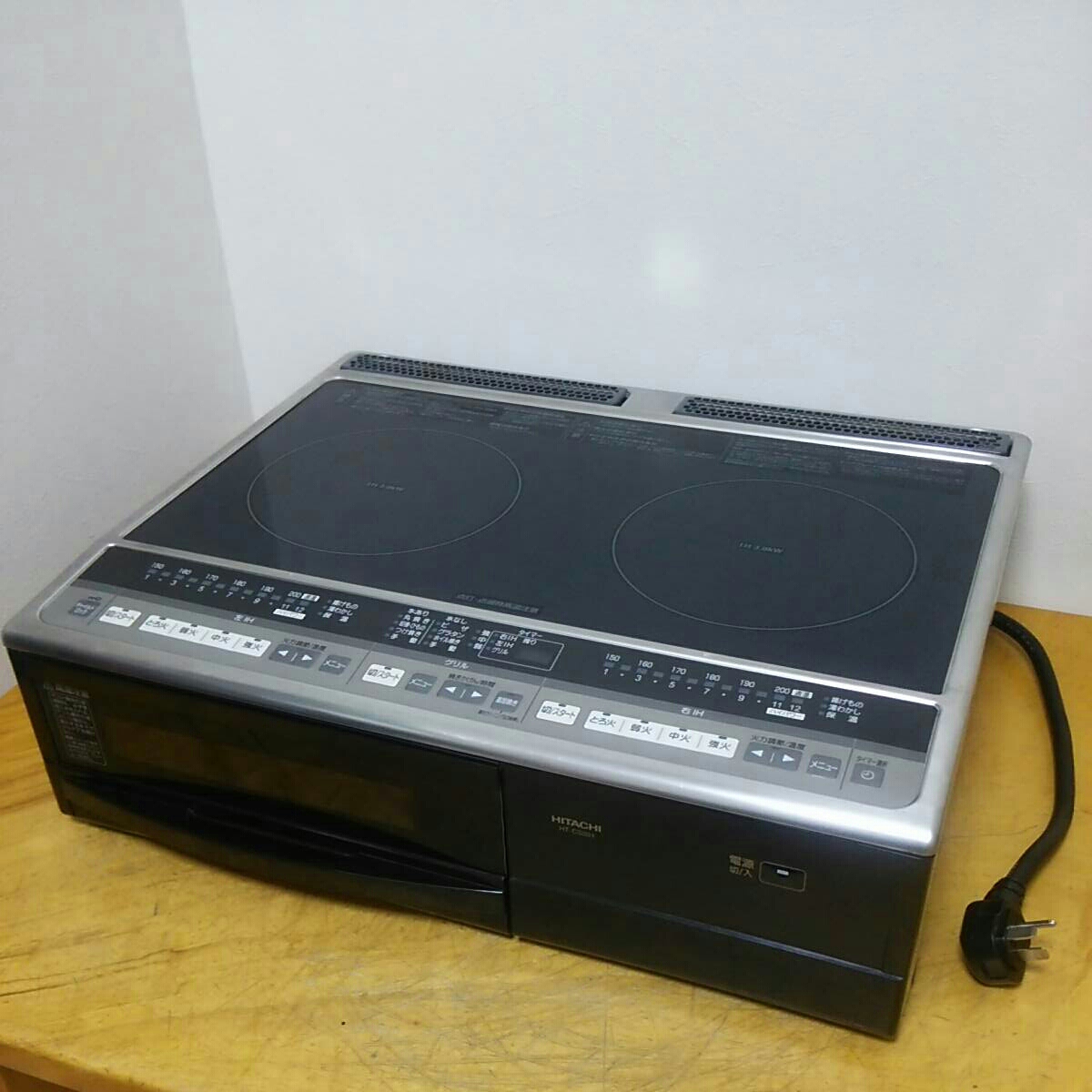 HITACHI 日立 据置型 IHクッキングヒーター HT-CS331 単相200V 3.0kW 1014r(IH)｜売買されたオークション ...