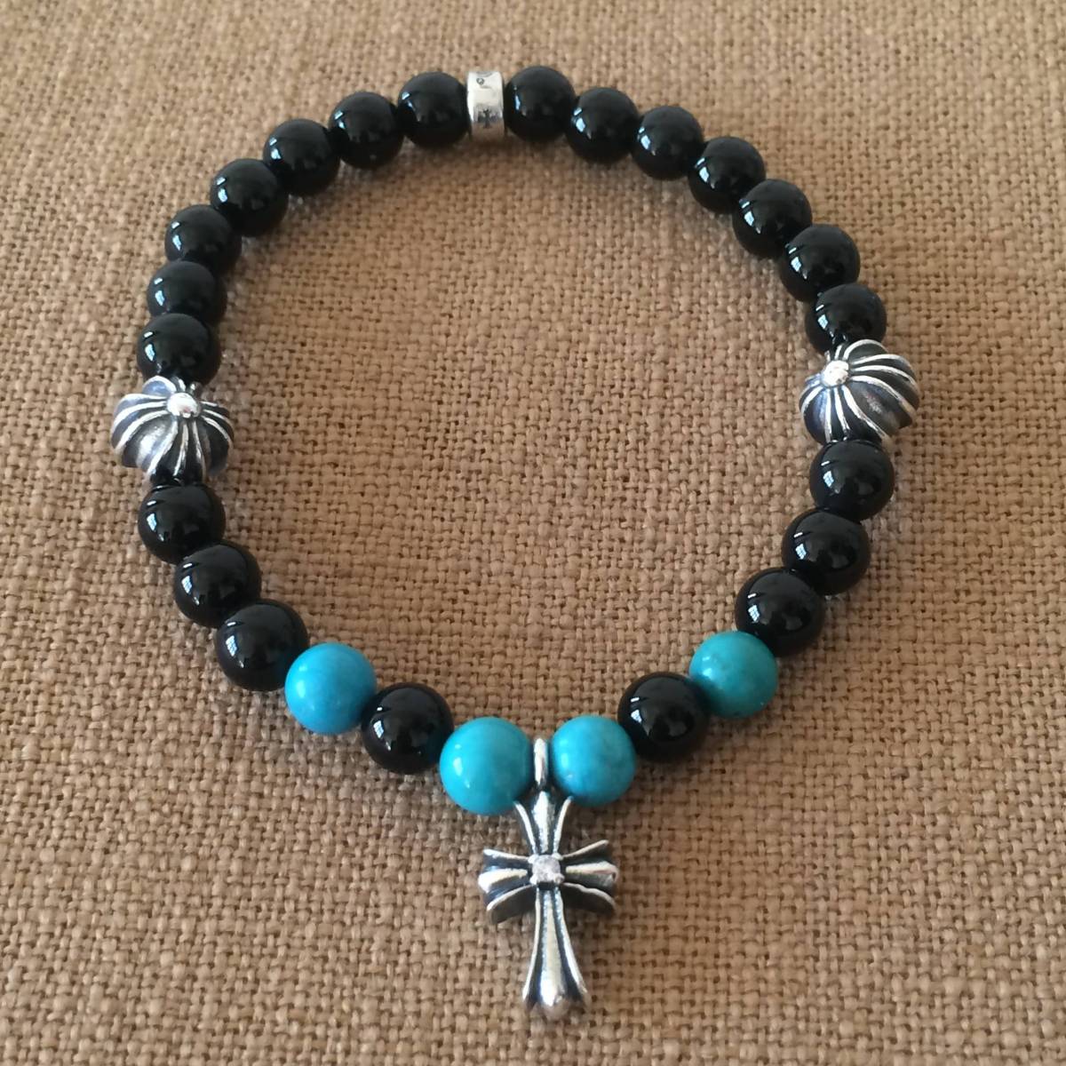 K296クロムハーツ 数珠ブラックCHクロスボールブレスレット 6mm(ブレスレット)｜売買されたオークション情報、yahooの商品情報をアーカイブ公開 - オークファン（aucfan.com）