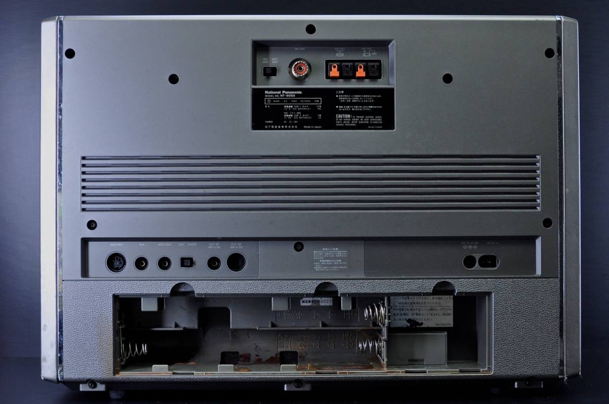 長期保管品／ 80'S ナショナル パナソニック RF-9000 P.L.L SYNTHESIZER 製品番号 000021 ＋ 元箱 ...