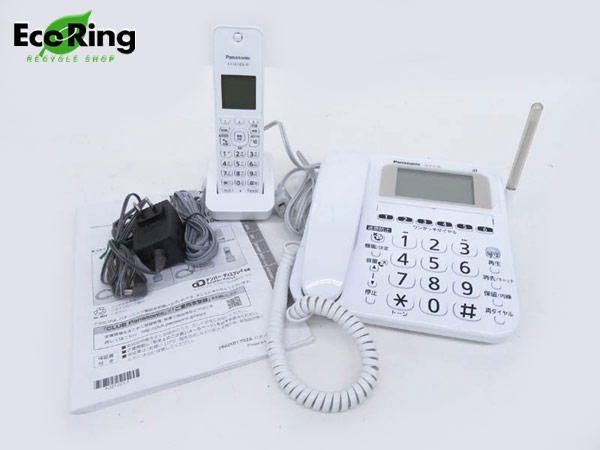 1円 パナソニック VE-E10 デジタルコードレス電話機 子機1台 ホワイト 家電 HC458(電話機一般)｜売買されたオークション情報 ...