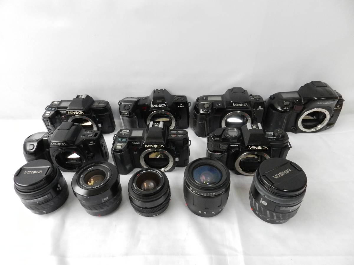 MINOLTA α9000 他 ボディ 7台 + レンズ 5本 おまとめ 合計12台セット(ミノルタ)｜売買されたオークション情報、yahoo ...