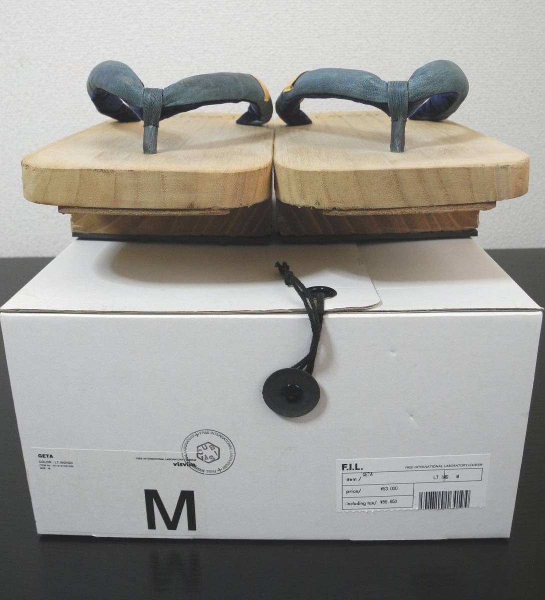 品 visvim GETA Lt.INDIGO サイズM 下駄 木製 vibram 中村ヒロキ(男性用)｜売買されたオークション情報、yahooの商品情報をアーカイブ公開 - オークファン ...