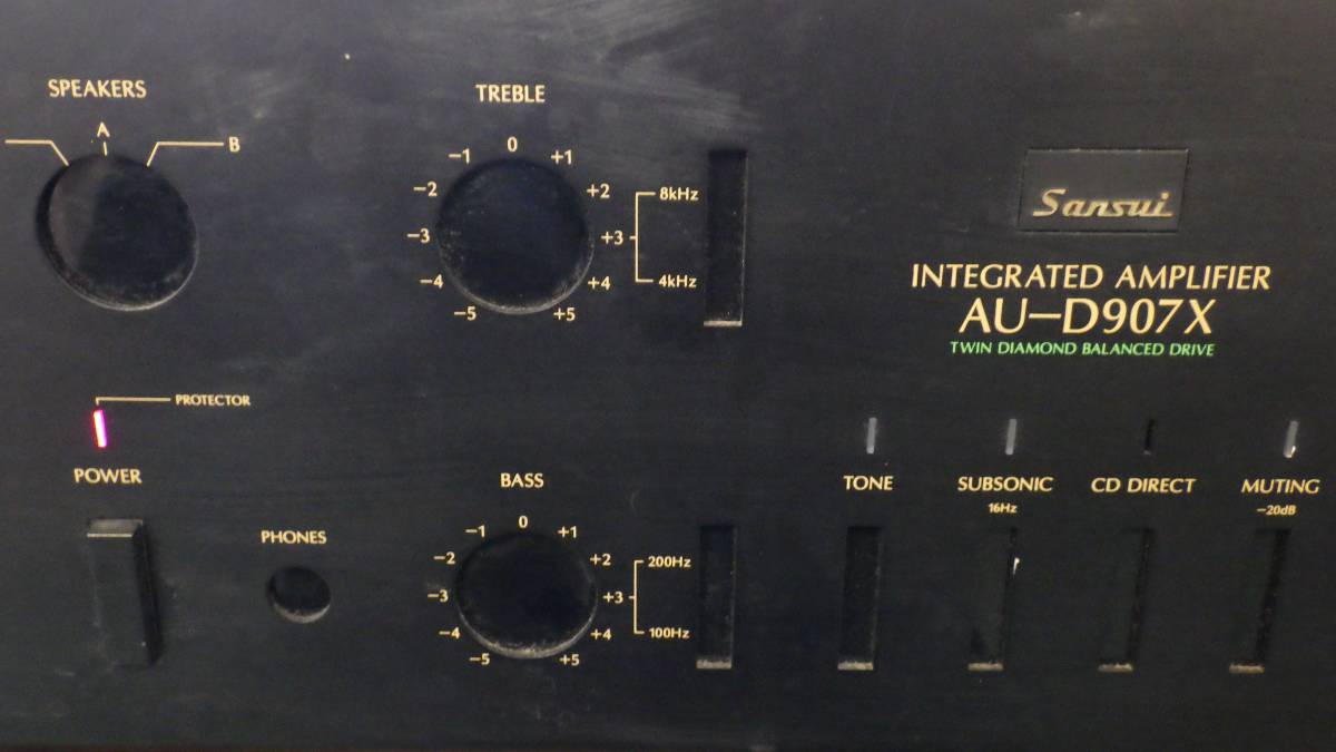 Sansui INTEGRATED AMPLIFIER AU-D907X プリメインアンプ 370W サンスイ R1794(サンスイ)｜売買されたオークション情報、yahooの商品情報を ...