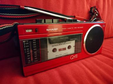 SHARP QT-11R RADIO CASSETTE TAPE RECORDER FM/AM ラジカセ レトロ シャープ(ラジカセ)｜売買されたオークション情報、yahooの商品情報を ...