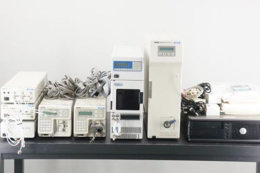 DW Jasco CO-965 AS-2057/PU-980/UV-970/LC-NetⅡ/ADC/LG-980-02/DG-980-50/ ソフトウェア付 液体クロマトグラフセット ...