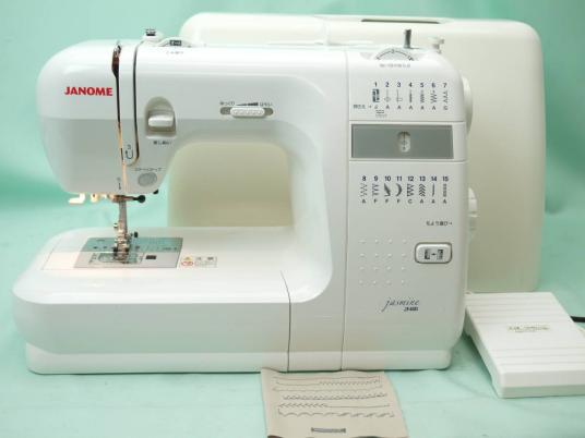 自動糸調 高性能 保証付 ジャノメミシン ジャスミンJF400 頑丈 完全整備品 フットコントローラー付 08(ジャノメ)｜売買されたオークション情報、yahooの商品情報をアーカイブ公開 ...