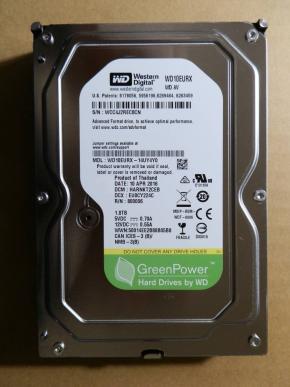 高耐久モデル/使用16時間/WesternDigital WD10EURX/1.0TB/HDD/AV-GP(1TB～)｜売買されたオークション ...