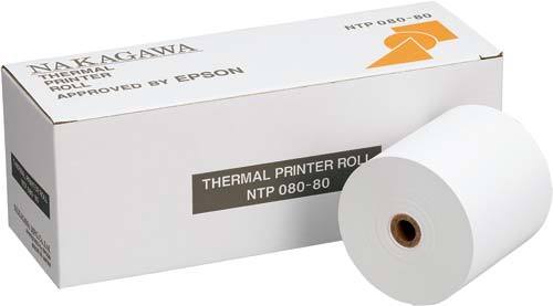 D2 RH1958 保管品 NAKAGAWA/EPSON サーマルプリンターロール紙 NTP080-80/TM-T80/18巻セット(ロール紙 ...