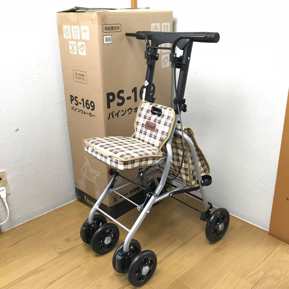'18/3/11メ保証付 TacaoF シルバーカー パインウォーカー PS-169 幸和製作所 介護 介助 福祉 歩行補助(歩行補助車 ...
