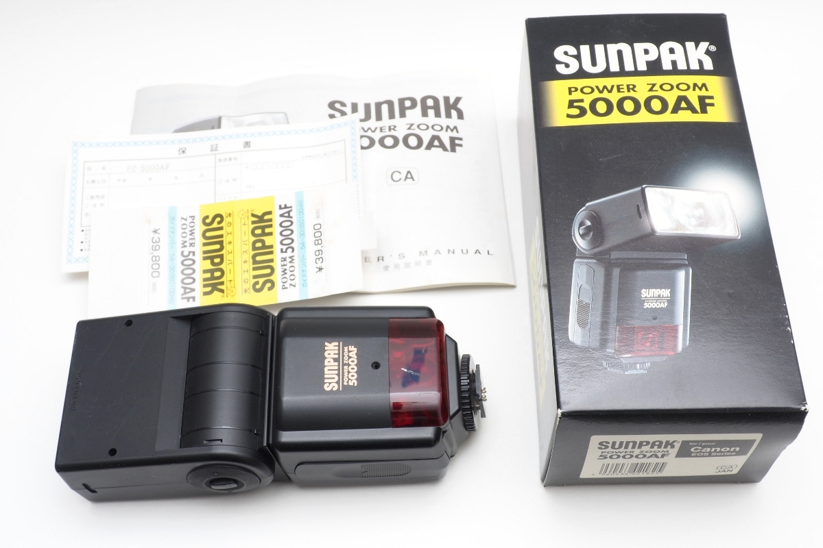 SUNPAK POWER ZOOM 5000AF キヤノン用 外光オート/スレーブ発行など多機能(キヤノン用)｜売買されたオークション情報 ...