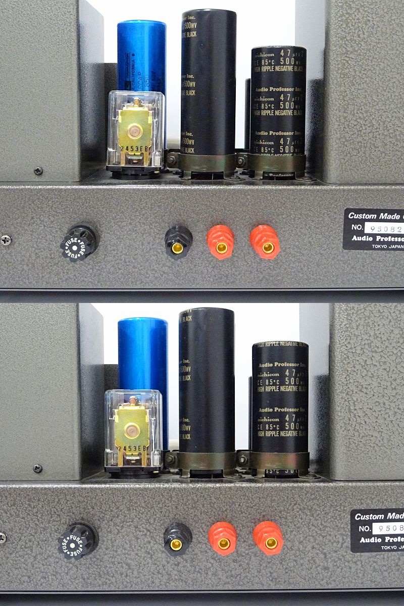 AUDIO PROFESSOR TANGOトランス X-10S/ME-211/TC-10-130W搭載 真空管モノラルパワーアンプ ペア ...