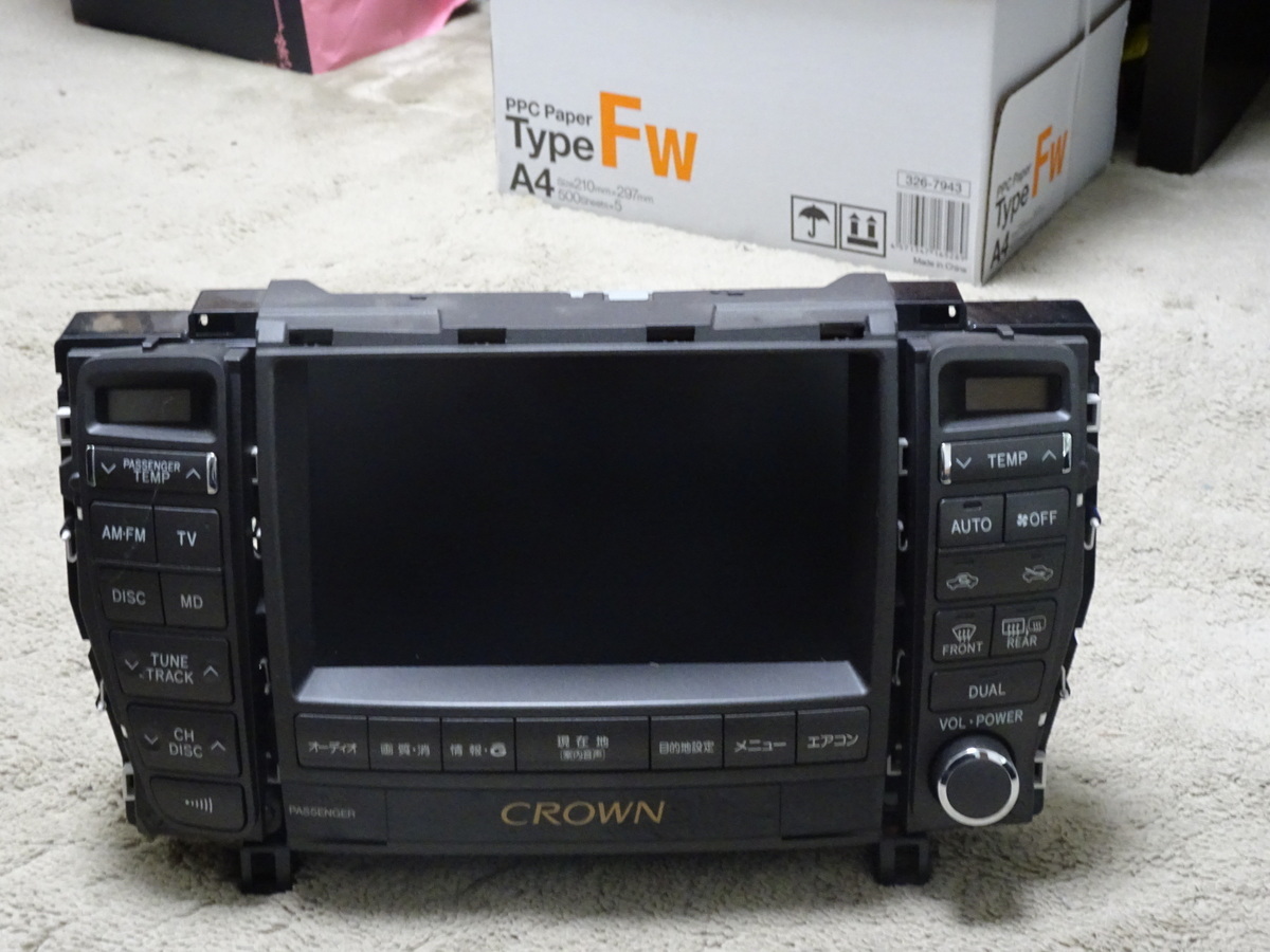 GRS180 GRS182 GRS184 クラウン 後期 HDDナビ(トヨタ、ダイハツ)｜売買されたオークション情報、yahooの商品情報をアーカイブ公開 - オークファン（aucfan.com）