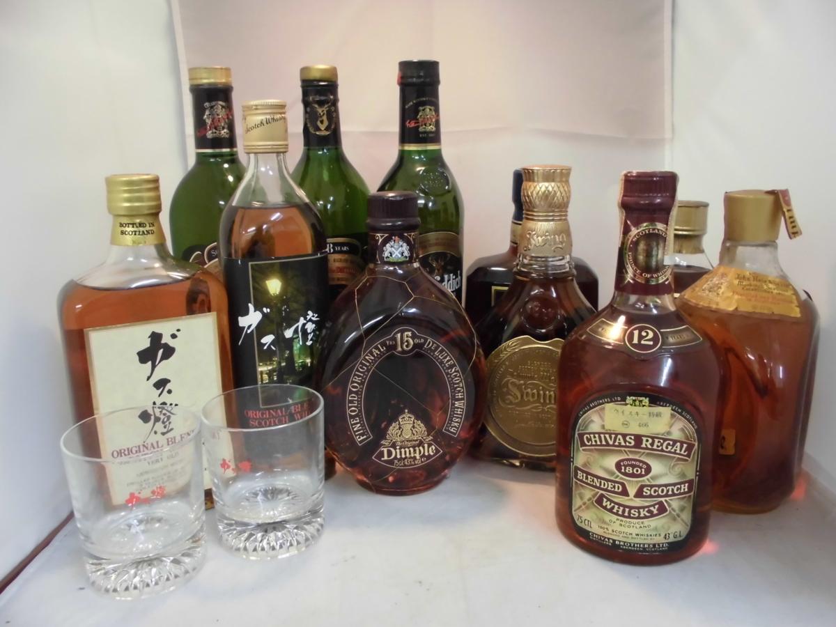 1円 スコッチウィスキー11本セット CHIVAS REGAL/Dimple/swing/sonething special/white ...
