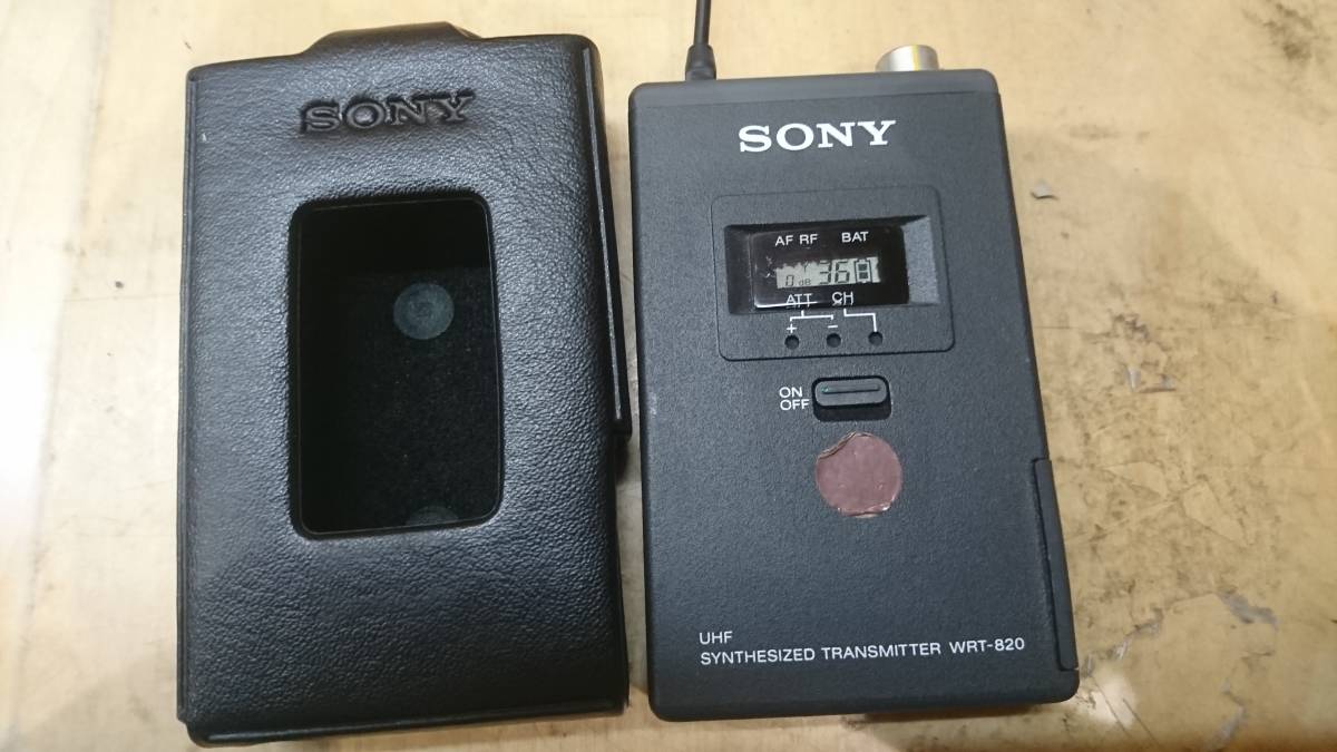 SONY ソニー ワイヤレスマイク WRT-820 本体のみ(その他)｜売買されたオークション情報、yahooの商品情報をアーカイブ公開 ...