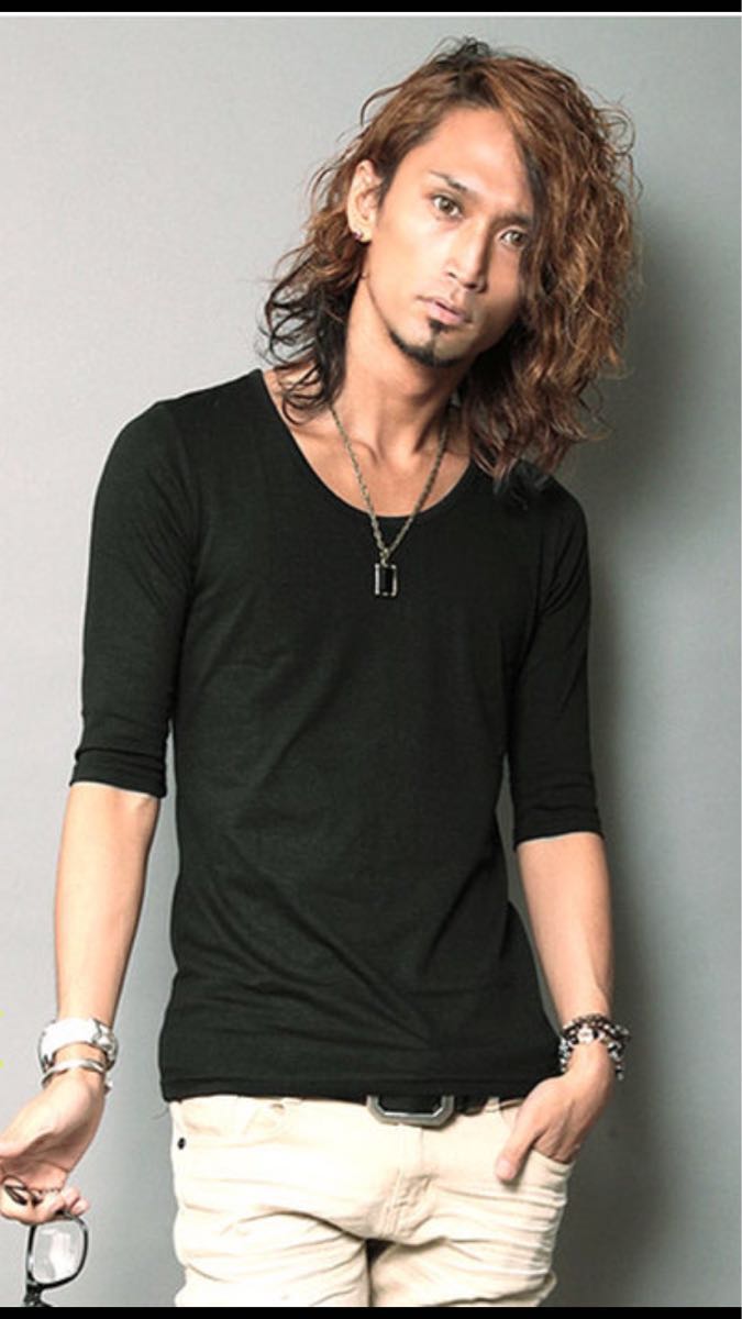 roshell Tシャツ メンズ 送料205円 jiggys shop 五分袖 黒 ブラック(Mサイズ)｜売買されたオークション情報 ...