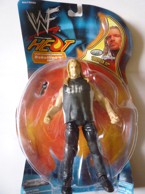 WWF/WWE トリプルH-HHH 2001年 JAKKS HEAT Rebellion Series 3 ロゴ入りベスト(プロレス、格闘技 ...