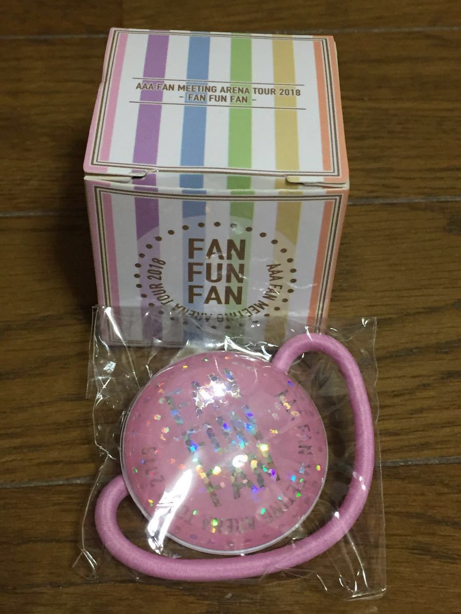 AAA FAN FUN FAN BOX ヘアゴム 末吉秀太 桃 箱付 FAN MEETING ARENA TOUR 2018(ヘアゴム)｜売買 ...
