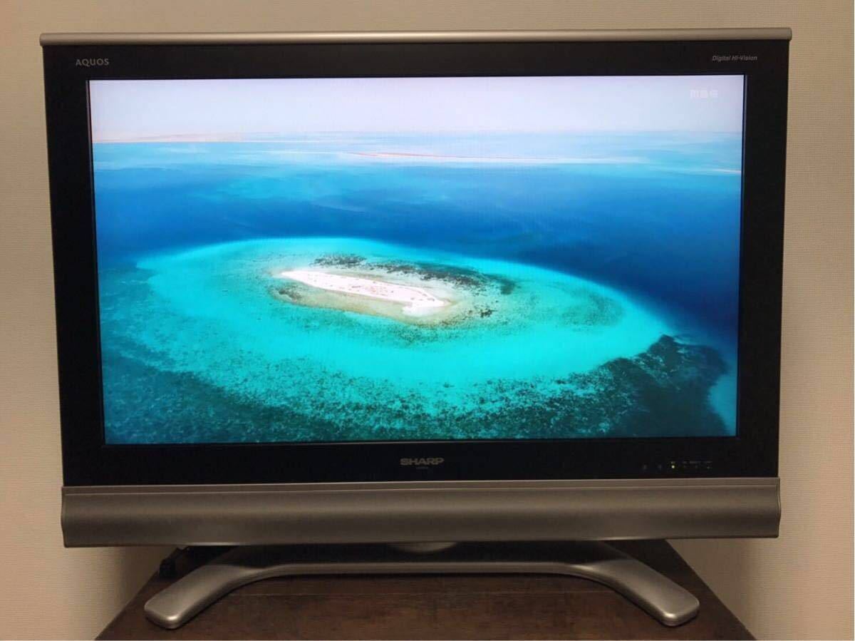 SHARP AQUOS シャープ アクオス 37V型 地デジハイビジョン液晶テレビ LC-37BD1W 2006年製 リモコン電源コード等付属(液晶)｜売買されたオークション情報、yahooの ...