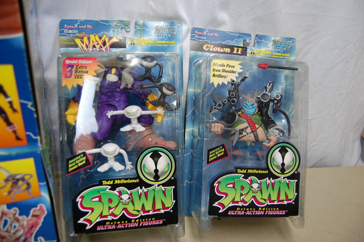 スポーン ウルトラアクションフィギュア Todd McFarlane's SPAWN/SPAWM III/Violator Chopper/Air Cycle/Exo-Skeletone/他 ...