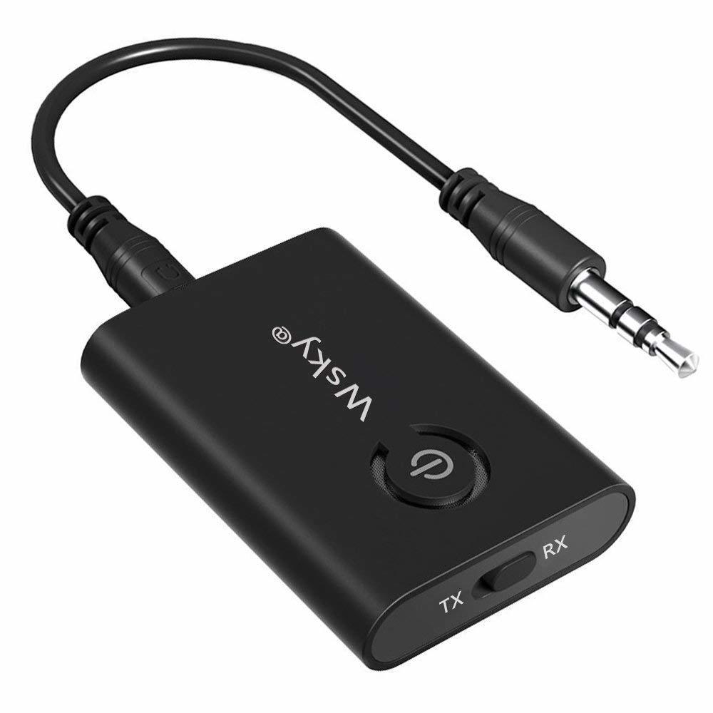 Wsky Bluetooth トランスミッター レシーバー 2イン1 ワイヤレス オーディオ 送信機 受信機 3.5mmオーディオデバイス対応 F0606(ポータブルプレーヤー)｜売買された ...