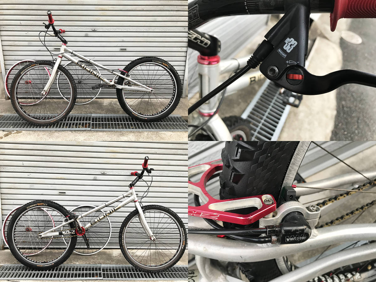 トライアル自転車 26インチ / BIONIC B5R / 前後油圧リム / オマケ：スペアホイール(車体)｜売買されたオークション情報、yahooの商品情報をアーカイブ公開 - オークファン ...