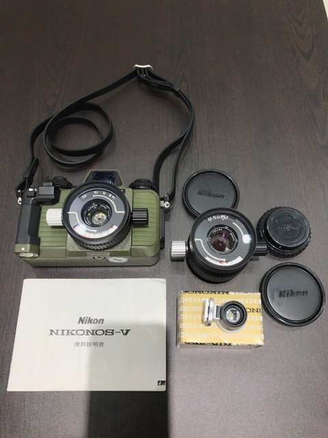 水中カメラ NIKON ニコン 35mm 1:2.5 レンズ NIKKOR 80mm NIKONOS VIEWFINDER ビューファインダー ...