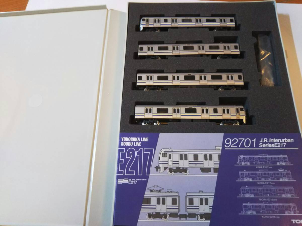 TOMIX E217系 付属4両 品番92701 初代製品 塗装に難あり(近郊形電車)｜売買されたオークション情報、yahooの商品情報をアーカイブ公開 - オークファン（aucfan.com）