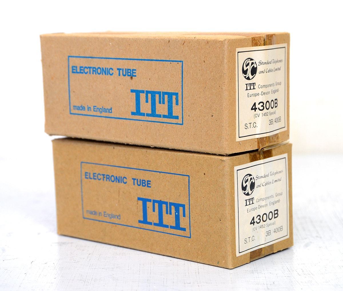 ITT 4300B 真空管 ペア 元箱付/英国/STC/Western Electric 300B(真空管)｜売買されたオークション情報、yahooの商品情報をアーカイブ公開 - オークファン ...