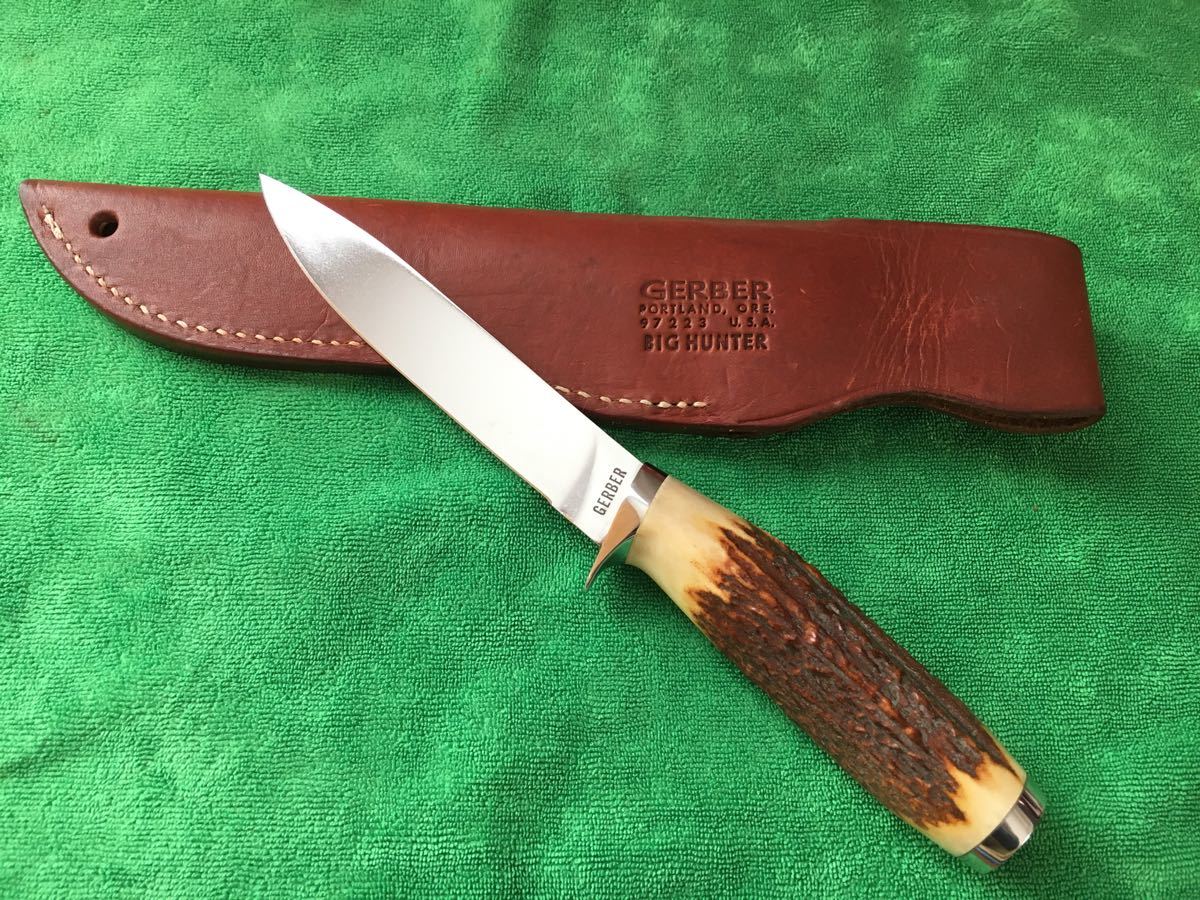 ガーバー GERBER BIG HUNTER シースナイフ(ハンティングナイフ、狩猟刀)｜売買されたオークション情報、yahooの商品情報を ...