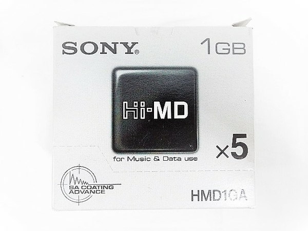 SONY Hi-MD HMD1GA 1GB MD ミニディスク 音楽 5本セット W3368307(周辺機器)｜売買されたオークション情報 ...